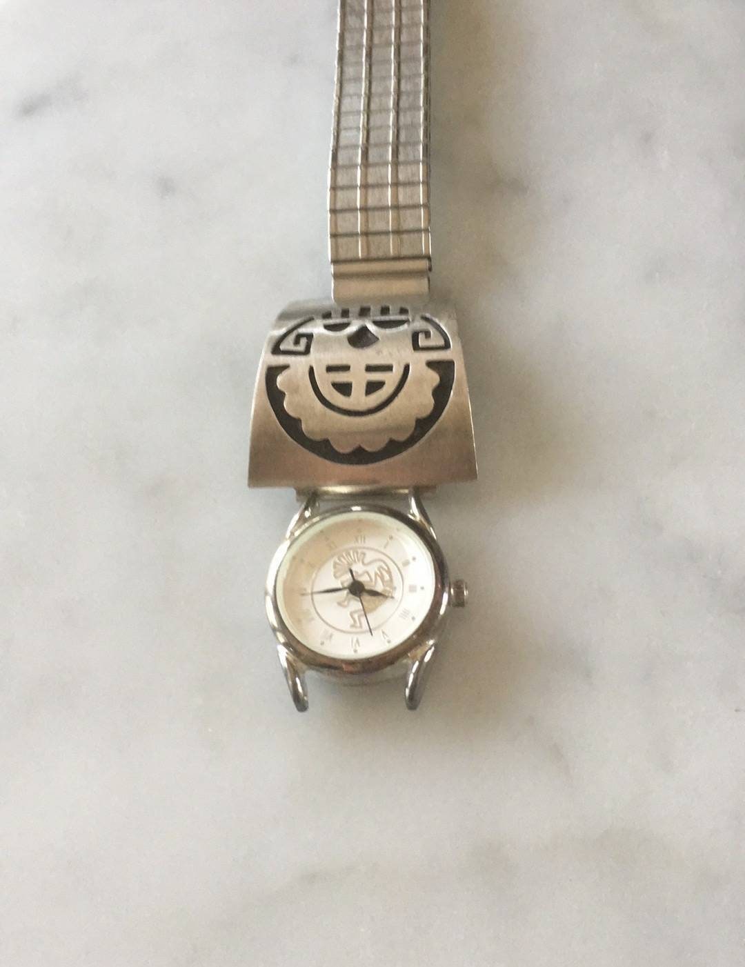 Vintage Native American Hopi Sterling Silver Watch Tips - Etsy