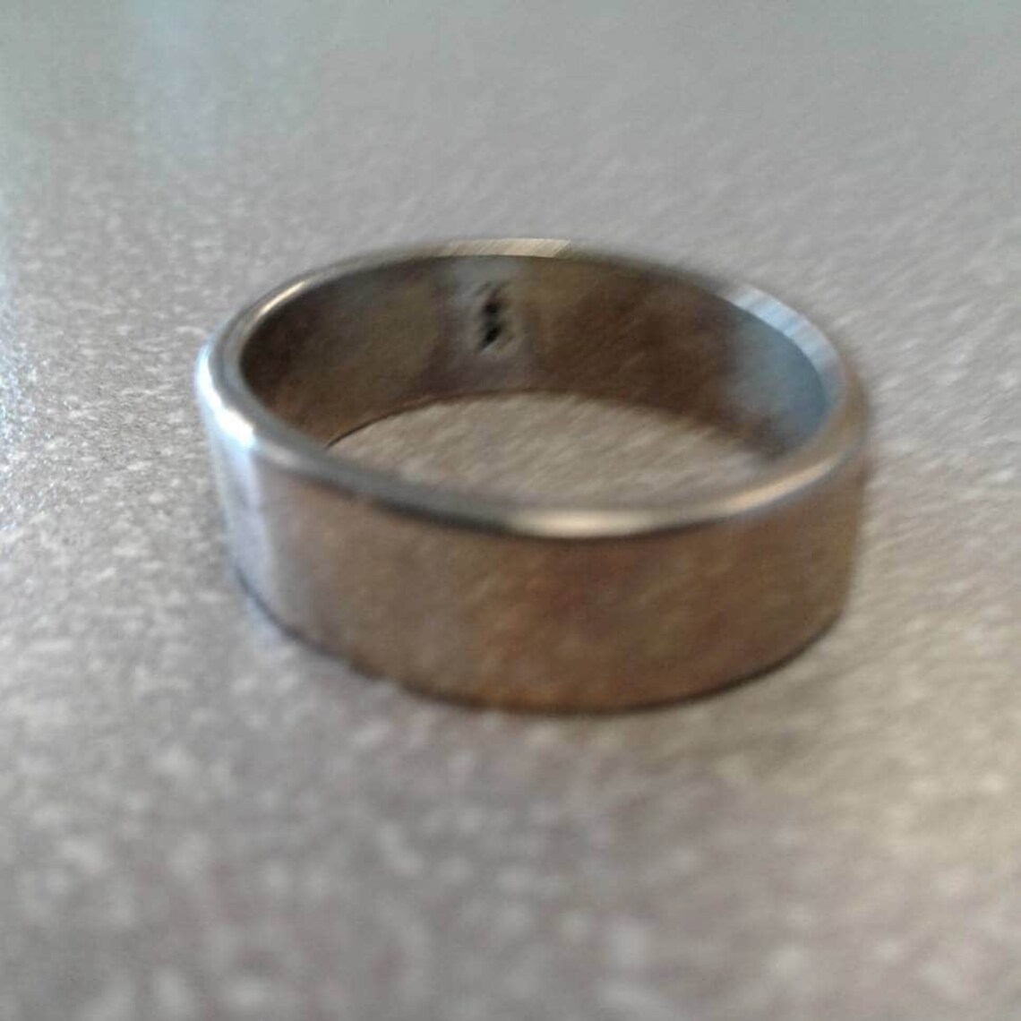 Sold Vintage Native American Navajo 14K Gold and Sterling Pueblo Band ...