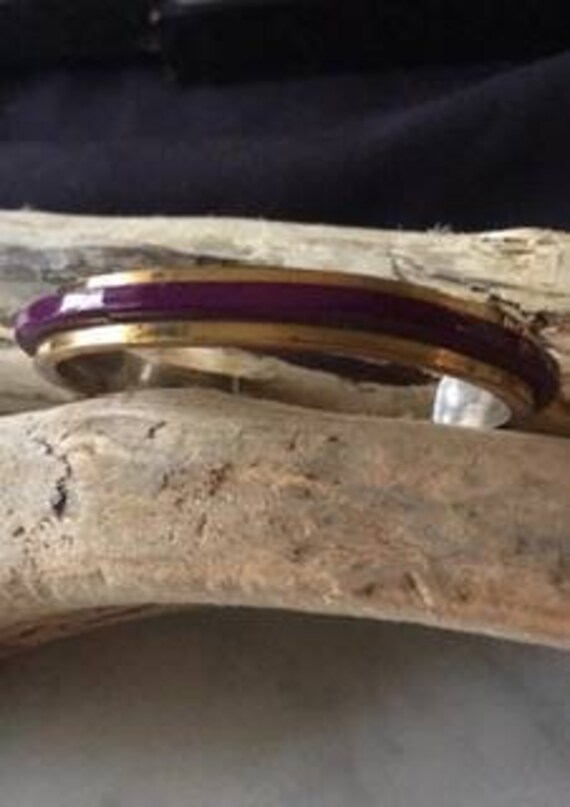 Vintage Native American Navajo Nez Sugilite Bracelet - Gem