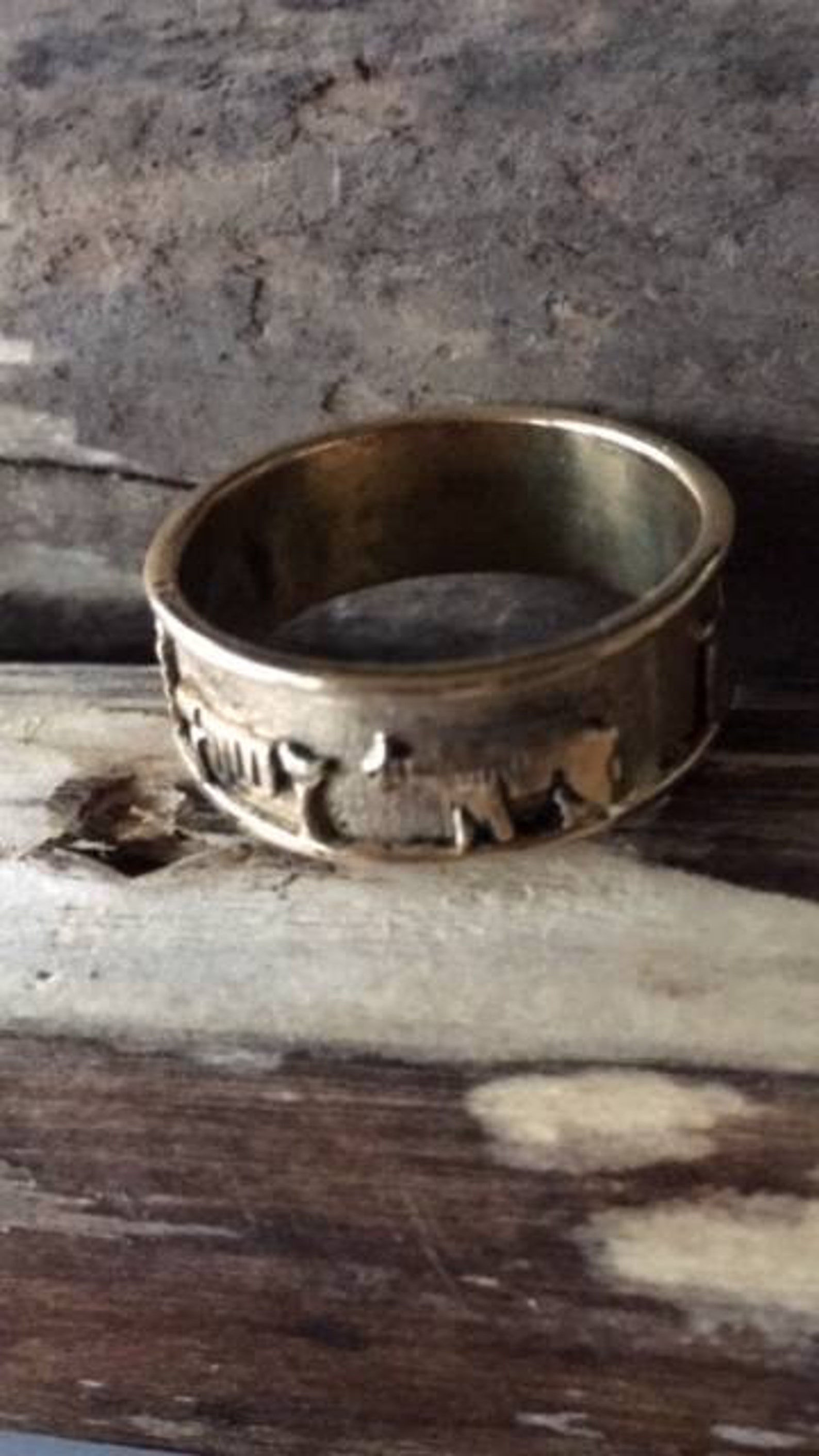 Vintage Native American Navajo 14Kt Storyteller Ring Size 10 | Etsy