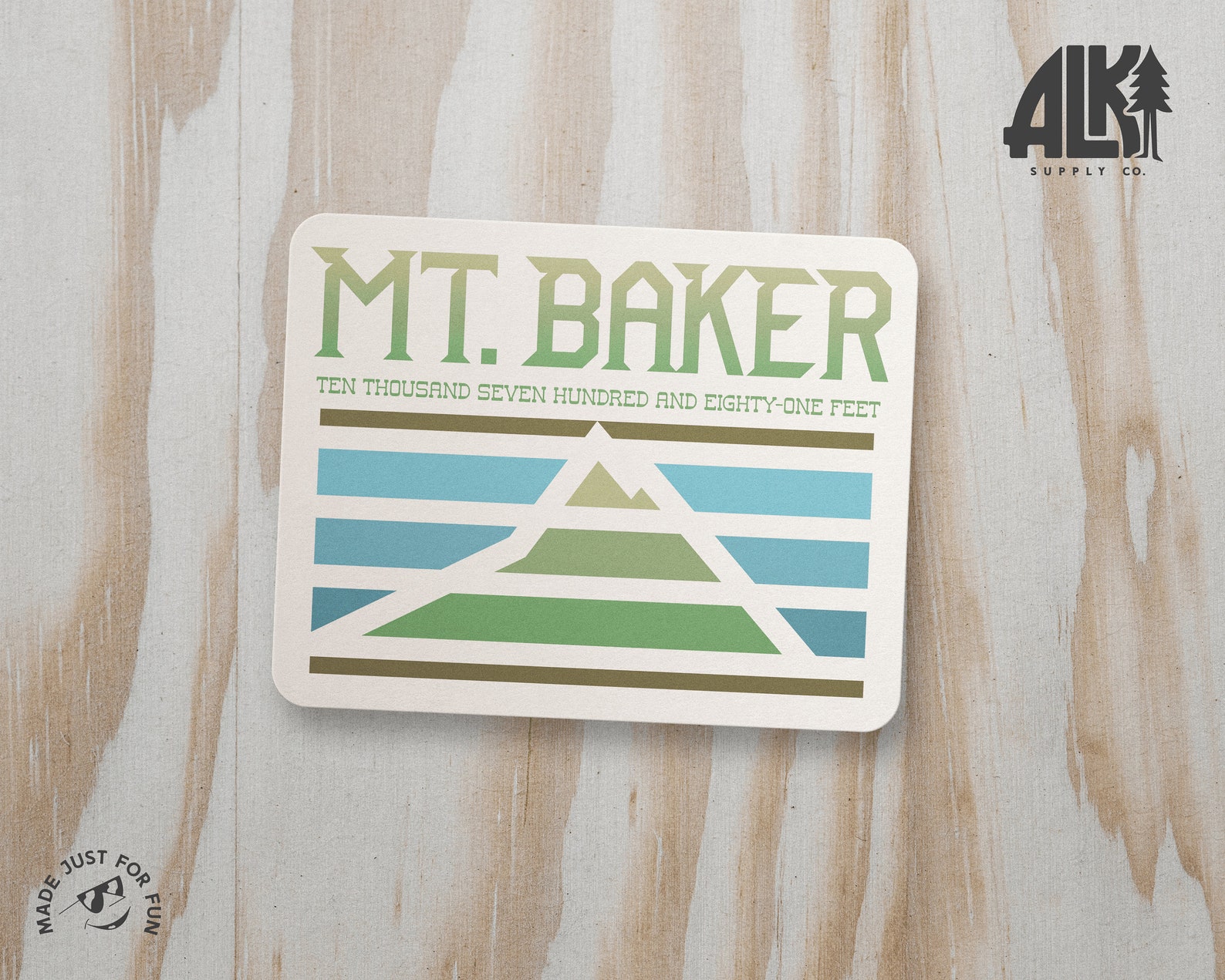 Mount Baker Sticker Mt. Baker Decal | Etsy