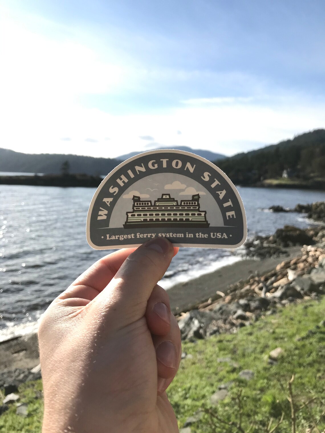 Washington Sticker Seattle Sticker Ferry Boat Sticker | Etsy