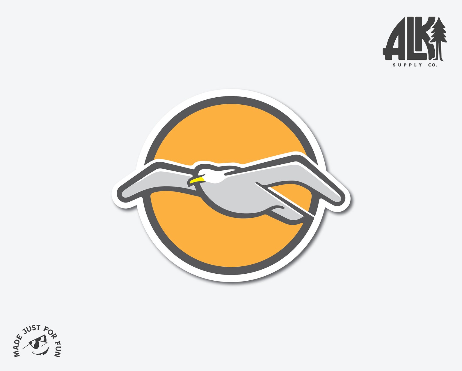 Seagull Sticker Sea Bird Decal - Etsy