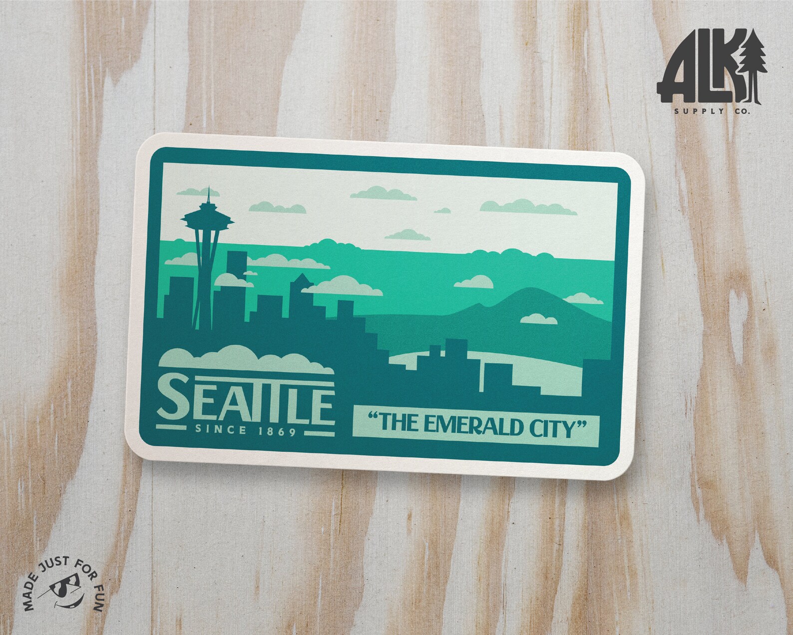 Seattle Sticker - Seattle Decal - Seattle Skyline - Etsy