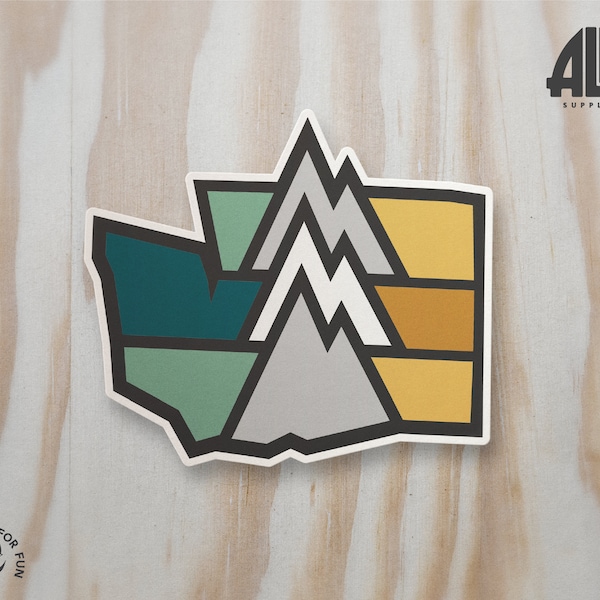Washington Sticker - Etsy