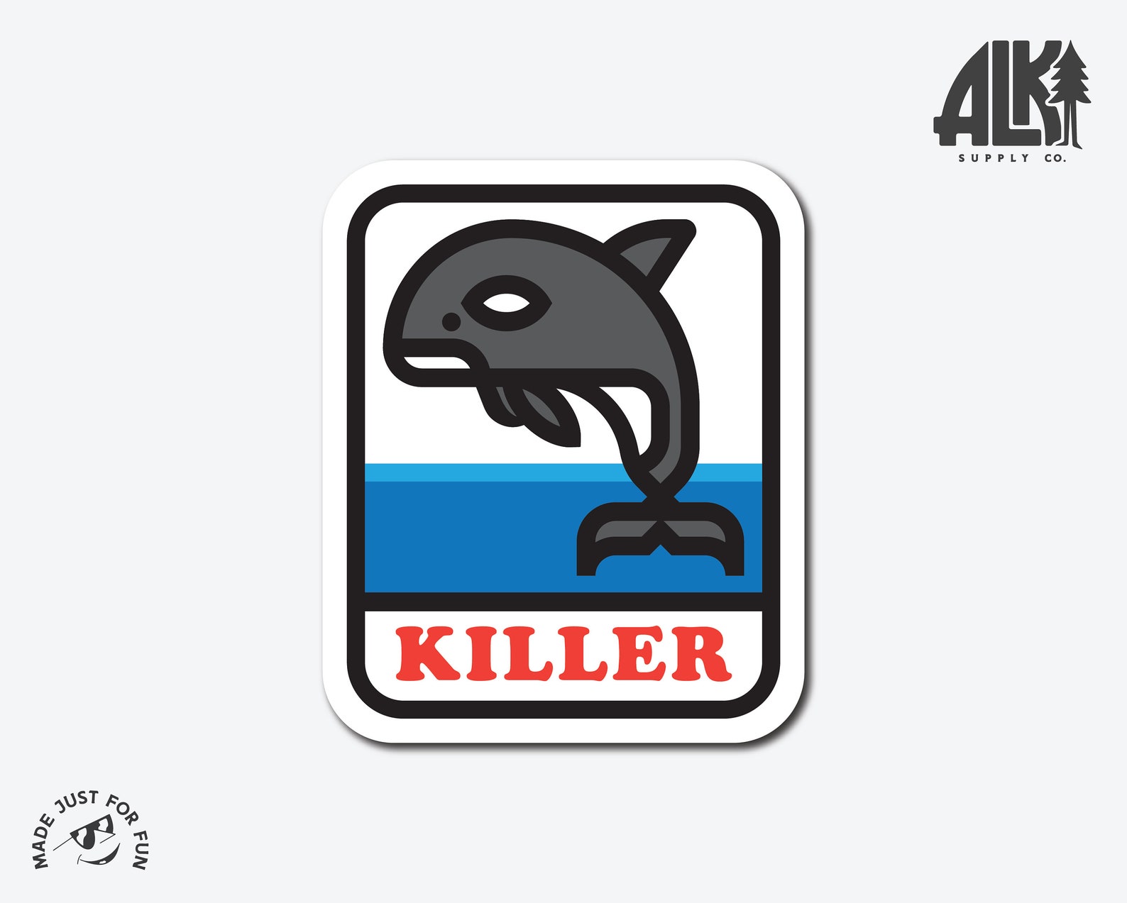 Orca Sticker - Killer Whale Sticker - Etsy