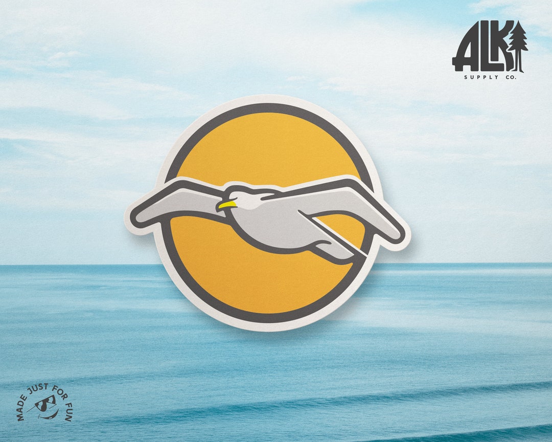 Seagull Sticker - Sea Bird Decal - Etsy