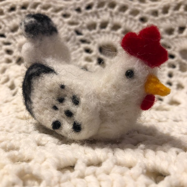 Needle Felt Chicken - Etsy