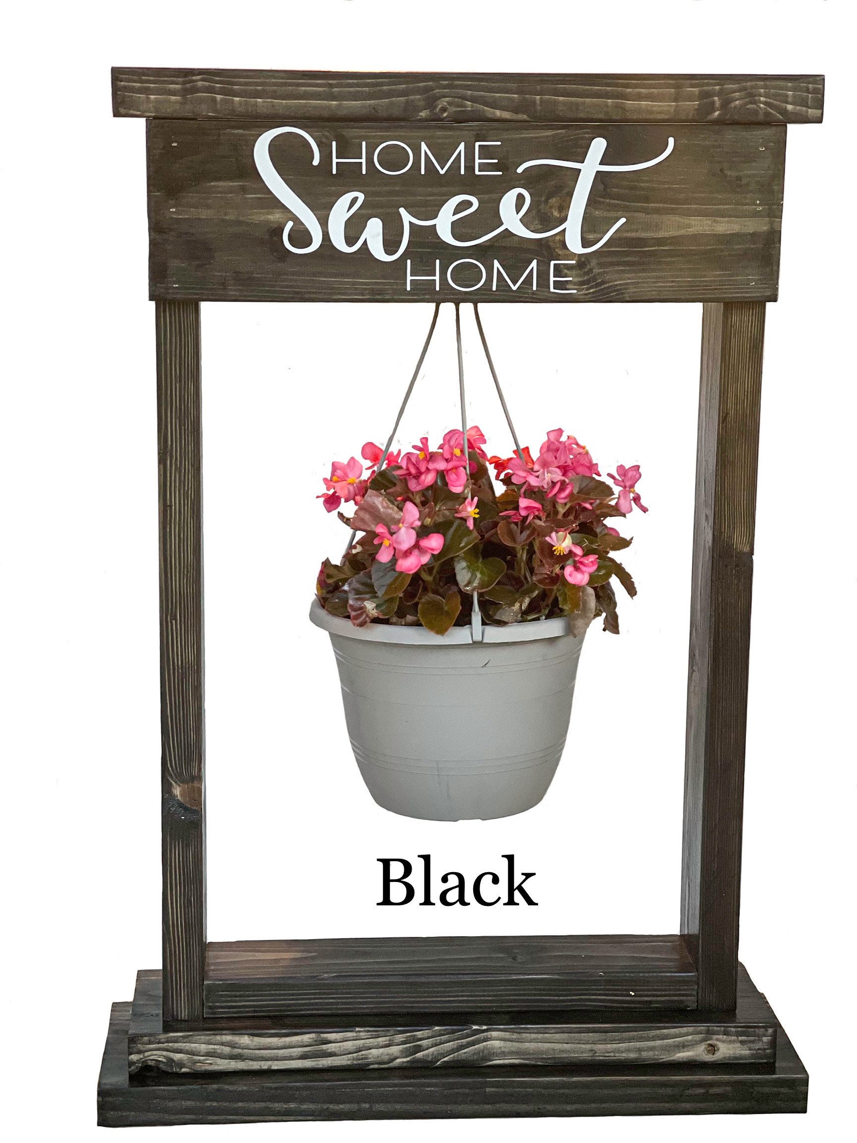 Welcome Planter Welcome Sign Hanging Basket Planter - Etsy UK