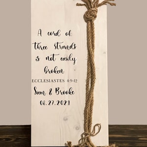 Tie the Knot Wedding Ceremony Unity - Etsy