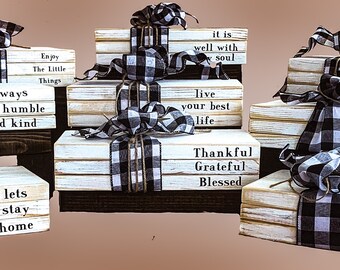 Book Blocks - Etsy