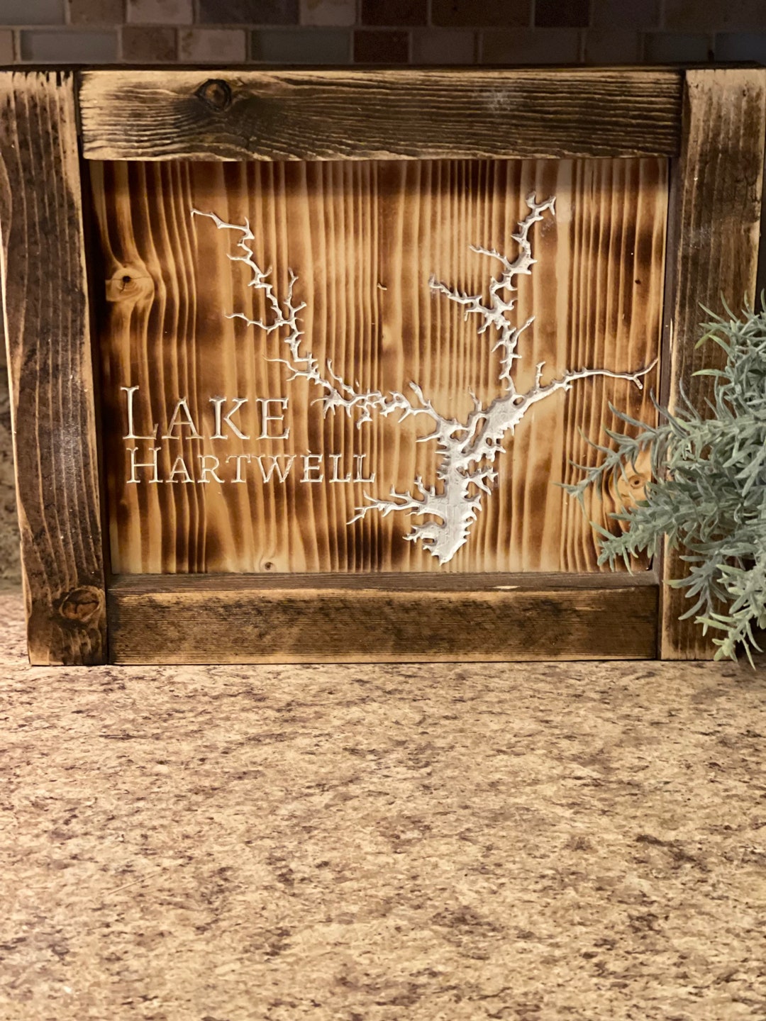 Lake Hartwell Wooden Sign Rustic Signs Wooden Signs Lake - Etsy