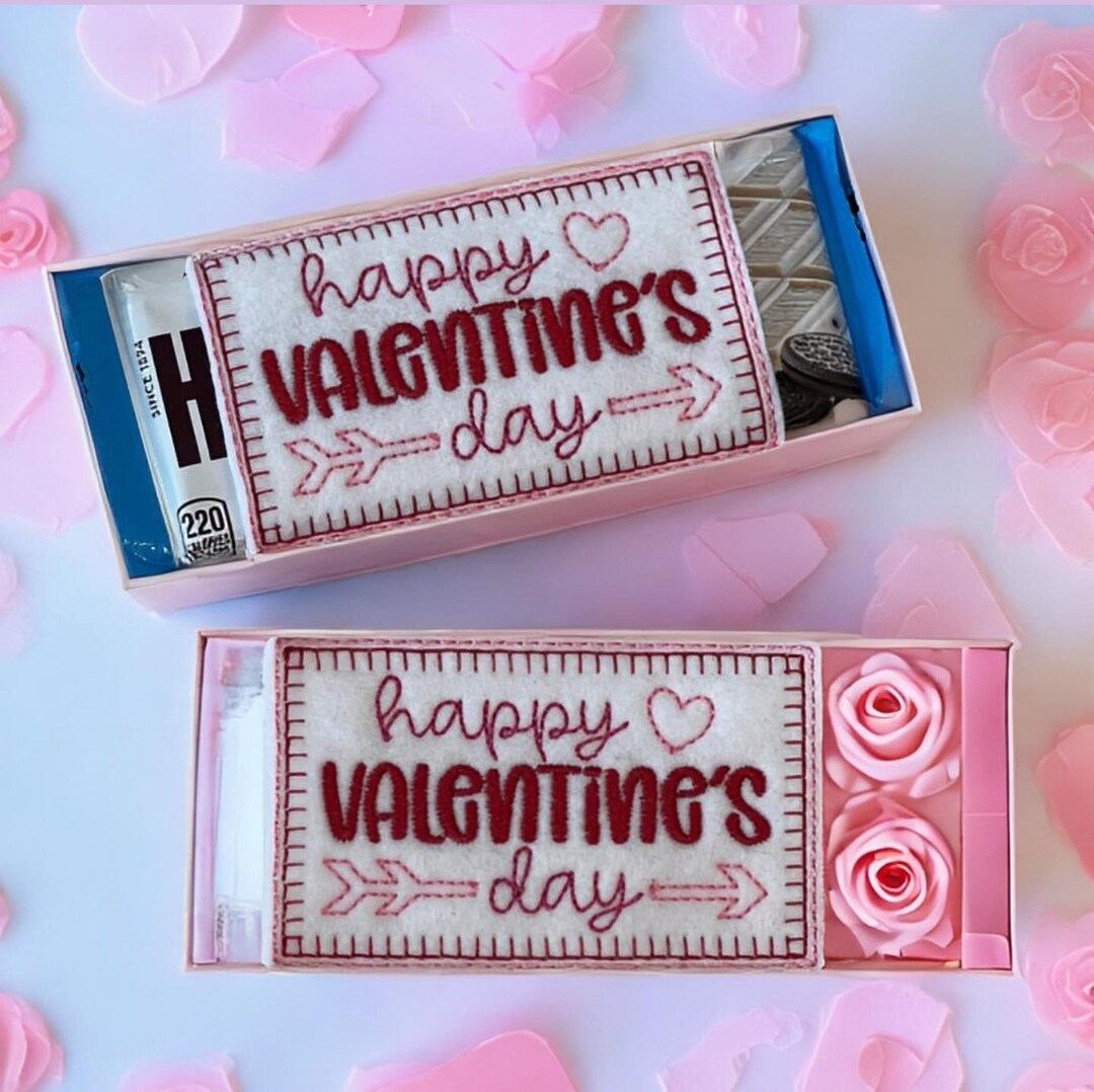 Hershey's Chocolate Holder, Happy Valentines Day Treat Bag, Valentines ...