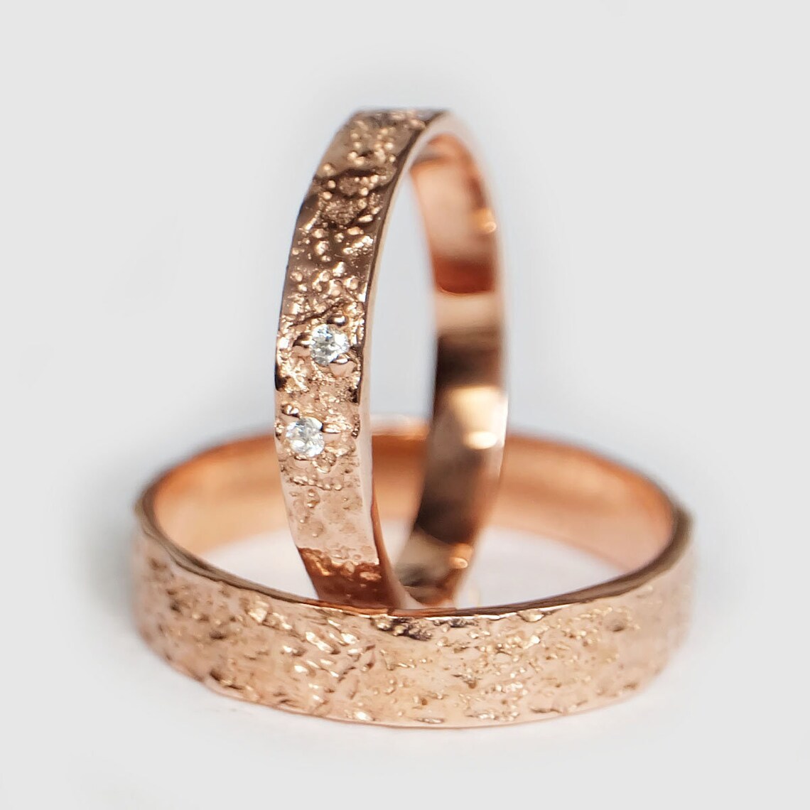 Couple Ring Set Couple Ring His Her Promise Ring for Couple - Etsy