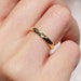 Solid Gold 14k Wave Curved Ripple Ring, Gold Stacking Ring, Gold Wave ...