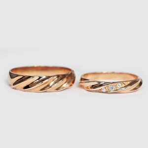 Mobius Ring, Gold Mobius Ring Set, His and Her, Solid Gold Mobius ...