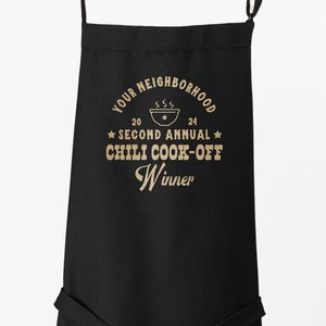 Personalized Western Chili Cook off Champion Apron: High Quality, Stain ...