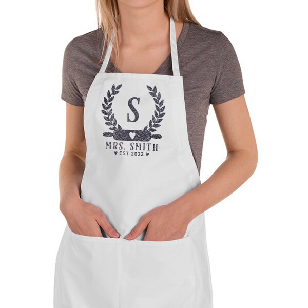 Monogrammed Aprons - Etsy