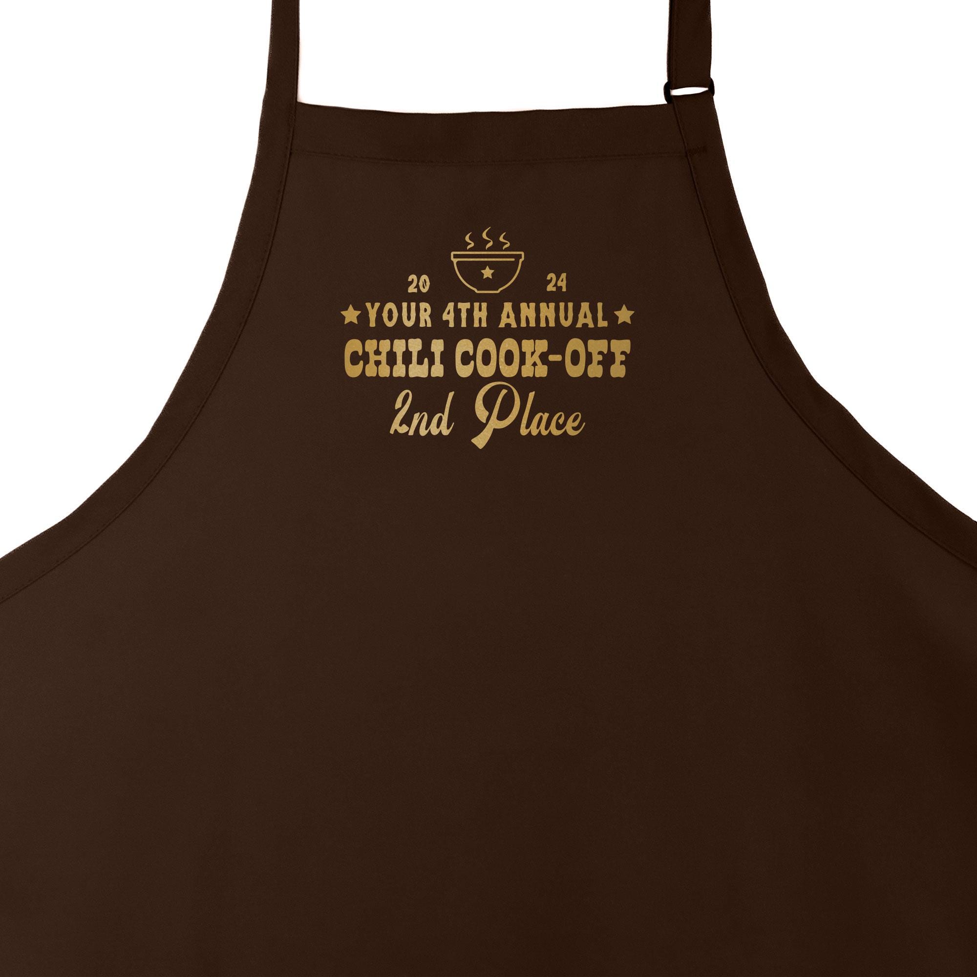 Personalized Western Chili Cook off Champion Apron: High Quality, Stain ...
