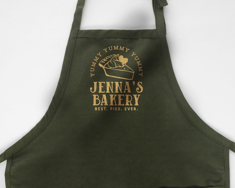 Personalized Pumpkin Pie Baking Apron: Thanksgiving Pastry Chef Gift ...
