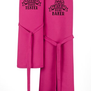 Build A Set Matching Aprons Cookie Taste Tester for Mother Daughter Son ...