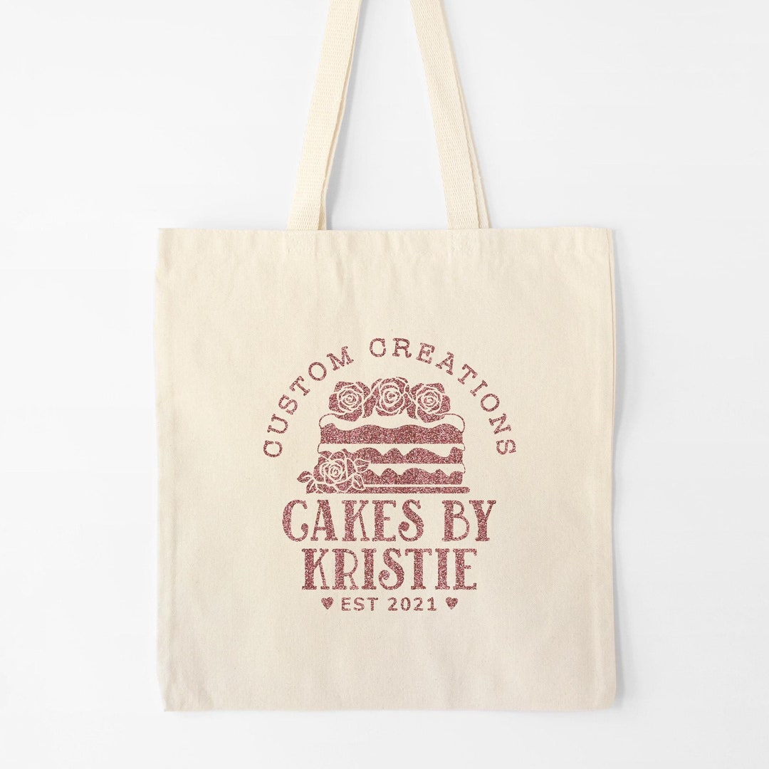 Personalized Cake Baker Tote Bag for Women Men Teen Bakers, Custom Cake ...