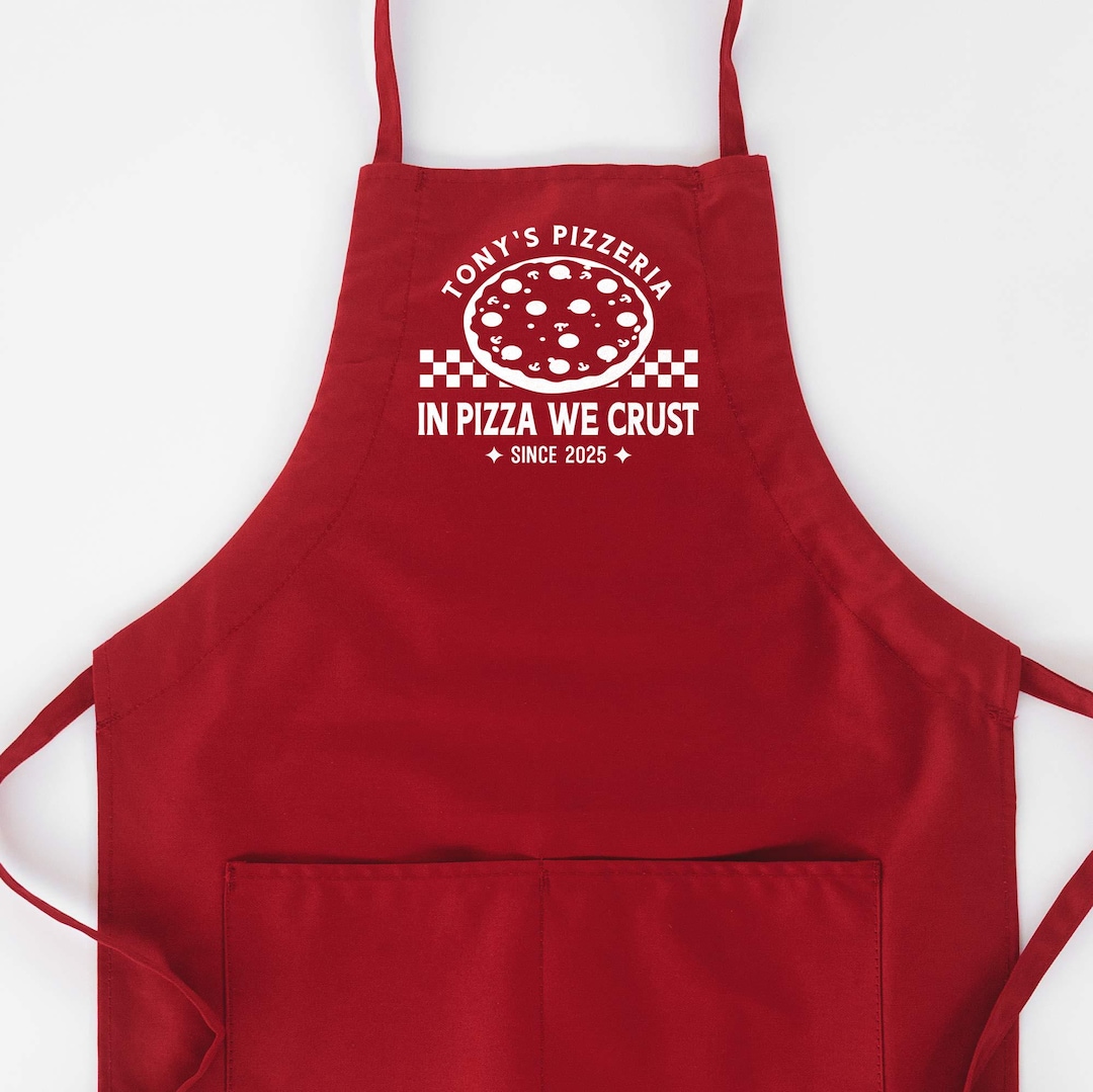 Personalized Butcher Pizzeria Apron: Custom Pizza Maker Gift ...