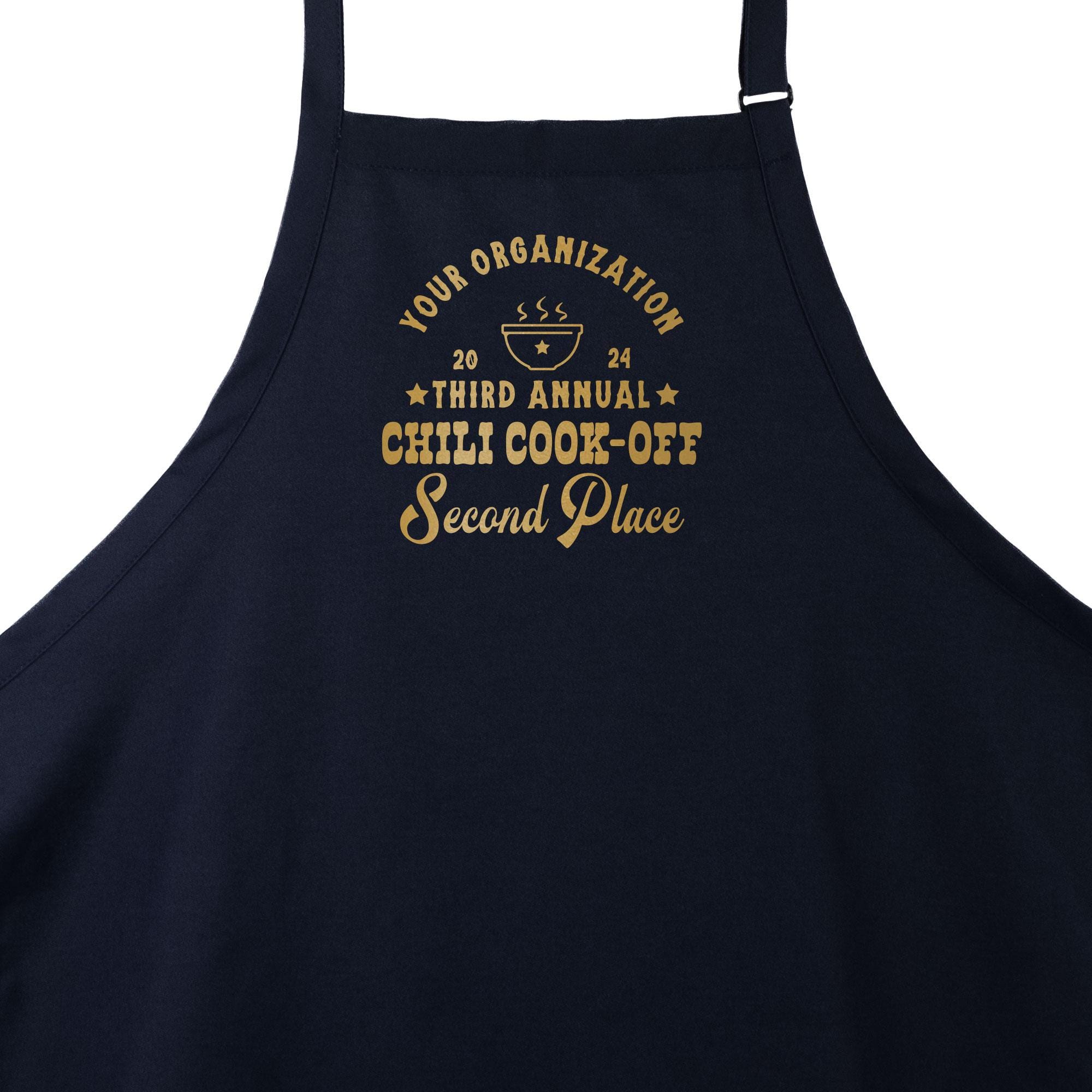 Personalized Chili Cook off Champion Apron: Stain Resistant, USA Made ...