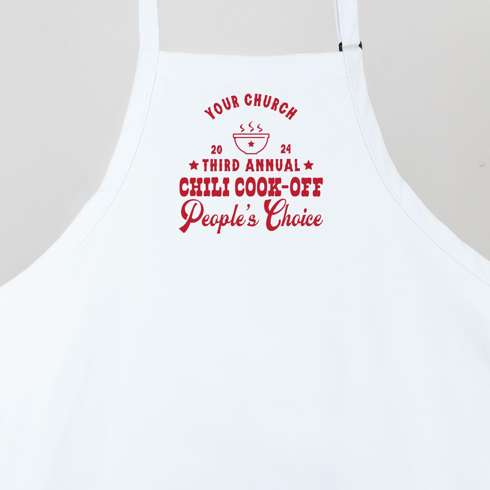 Personalized Chili Cook off Champion Apron: Stain Resistant, USA Made ...