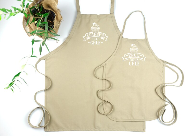 Build A Set Matching Aprons Cookie Taste Tester for Mother - Etsy