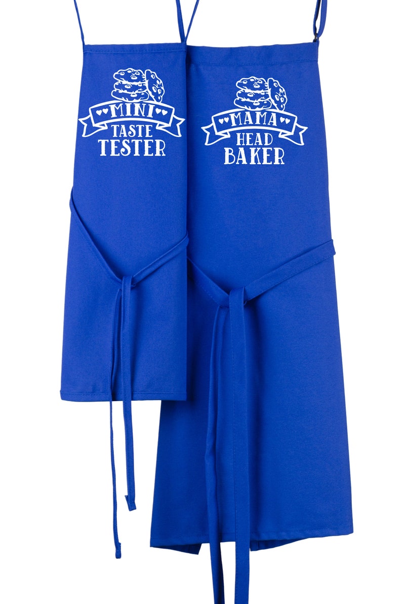 Build A Set Matching Aprons Cookie Taste Tester for Mother - Etsy