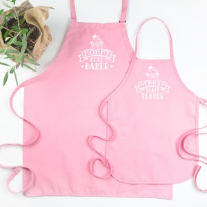 Build A Set Matching Aprons Cookie Taste Tester for Mother - Etsy