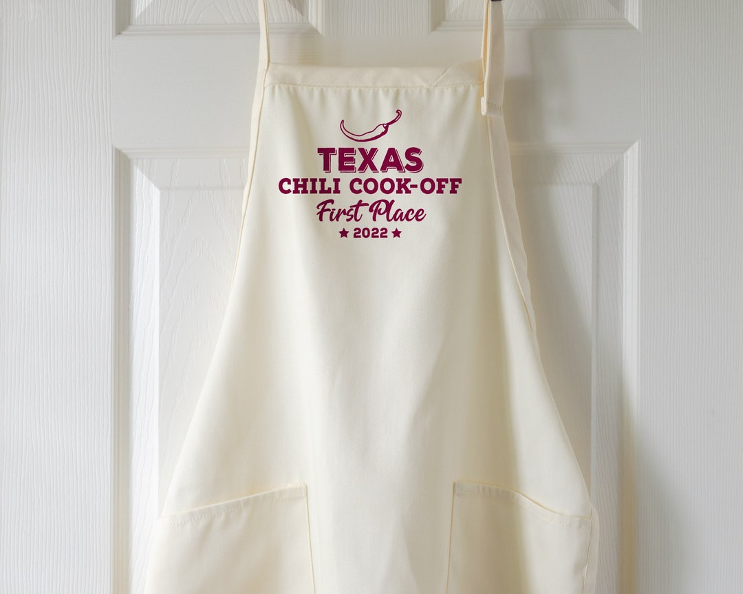 Personalized Chili Cook off Aprons for Men Women, Custom Apron Chili ...