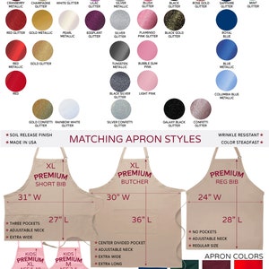 Build A Set Matching Aprons Cookie Taste Tester for Mother Daughter Son ...