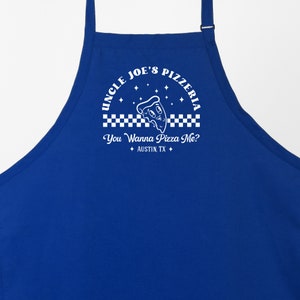 Personalized Retro Pizza Apron for Men Women Kids, Custom Pizza Chef ...