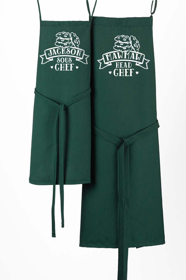 Build A Set Matching Aprons Cookie Taste Tester for Mother - Etsy