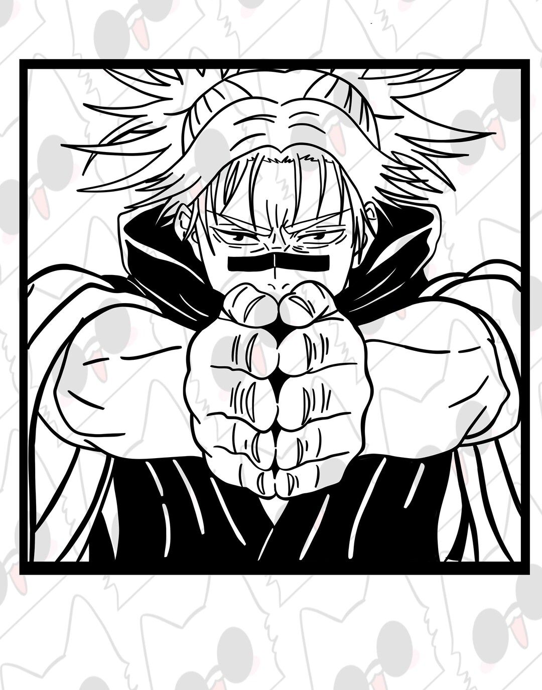 CH0S0, Decal, Custom Decal JJK, Anime Cursed Blood Sorcerers, Anime ...