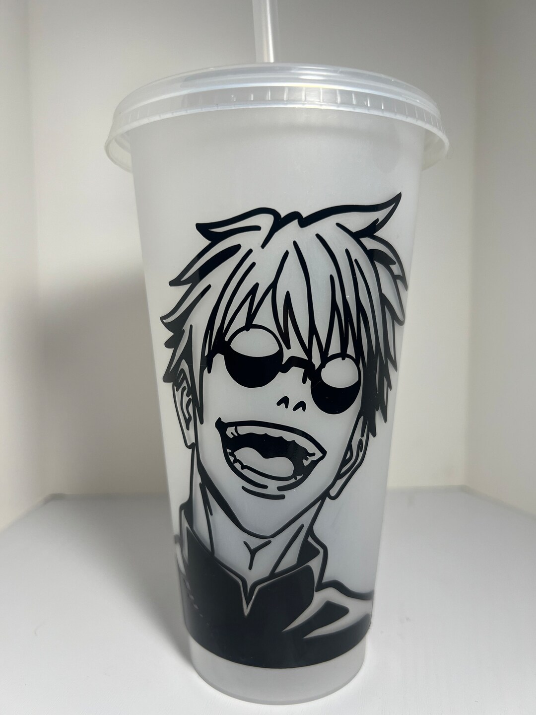 Anime Cat, Jo, Cold Cup, , 24 Oz, JJK, Goj, O, Drink Ware, Anime Drink ...