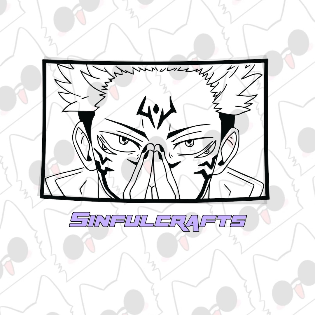 Suk, Una JJK, J J K Cursed Spirit, Jjkai Sen, Anime Car Decal, Anime ...