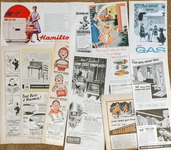 Vintage Advertising Lot Collage Art 1940s 1950s 1960s 20 | Etsy