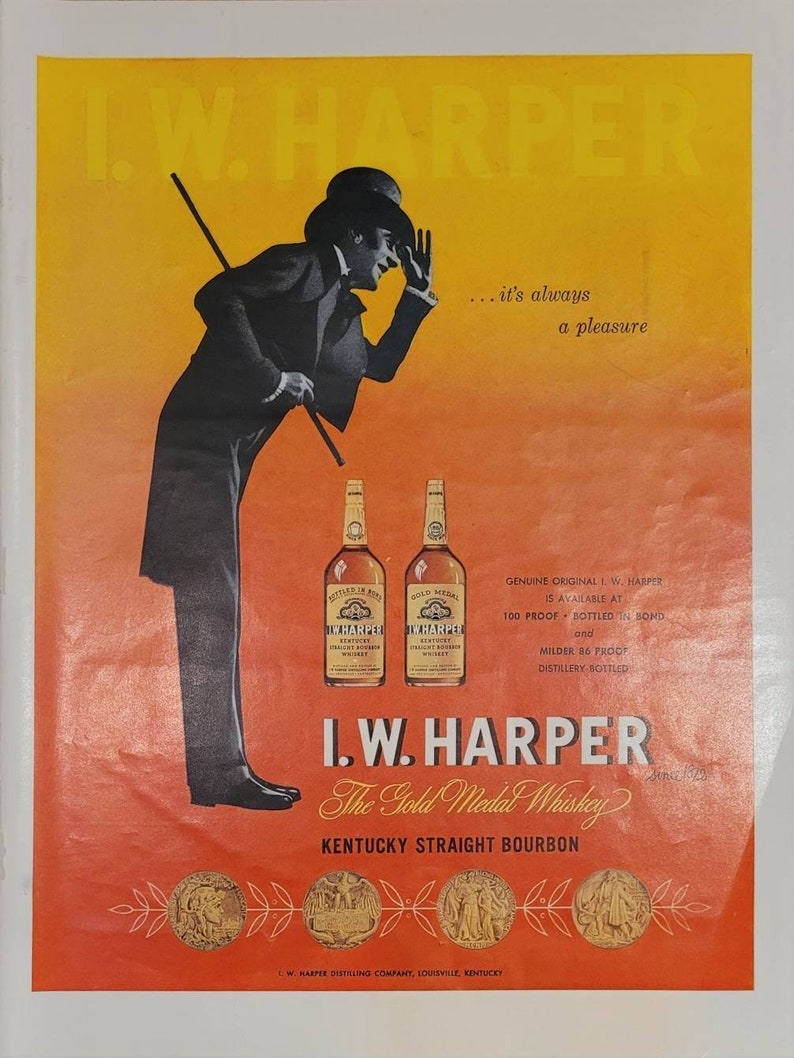 Vintage Alcohol Advertisements, Retro 1940s 50s 60s Magazine Ads, Art ...
