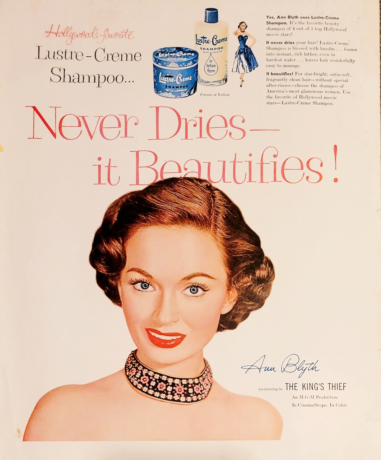 Vintage 1940s 50s 60s Magazine Advertisements, Retro Ads, Feminine ...