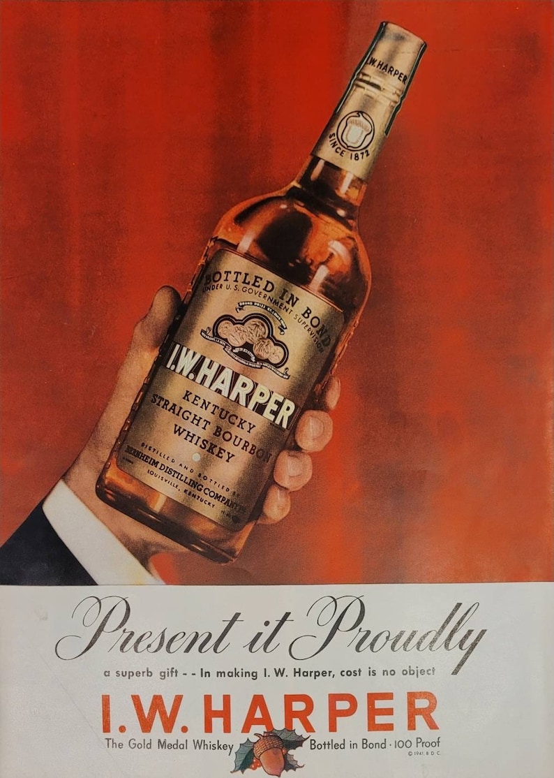 Vintage Alcohol Advertisements, Retro 1940s 50s 60s Magazine Ads, Art ...