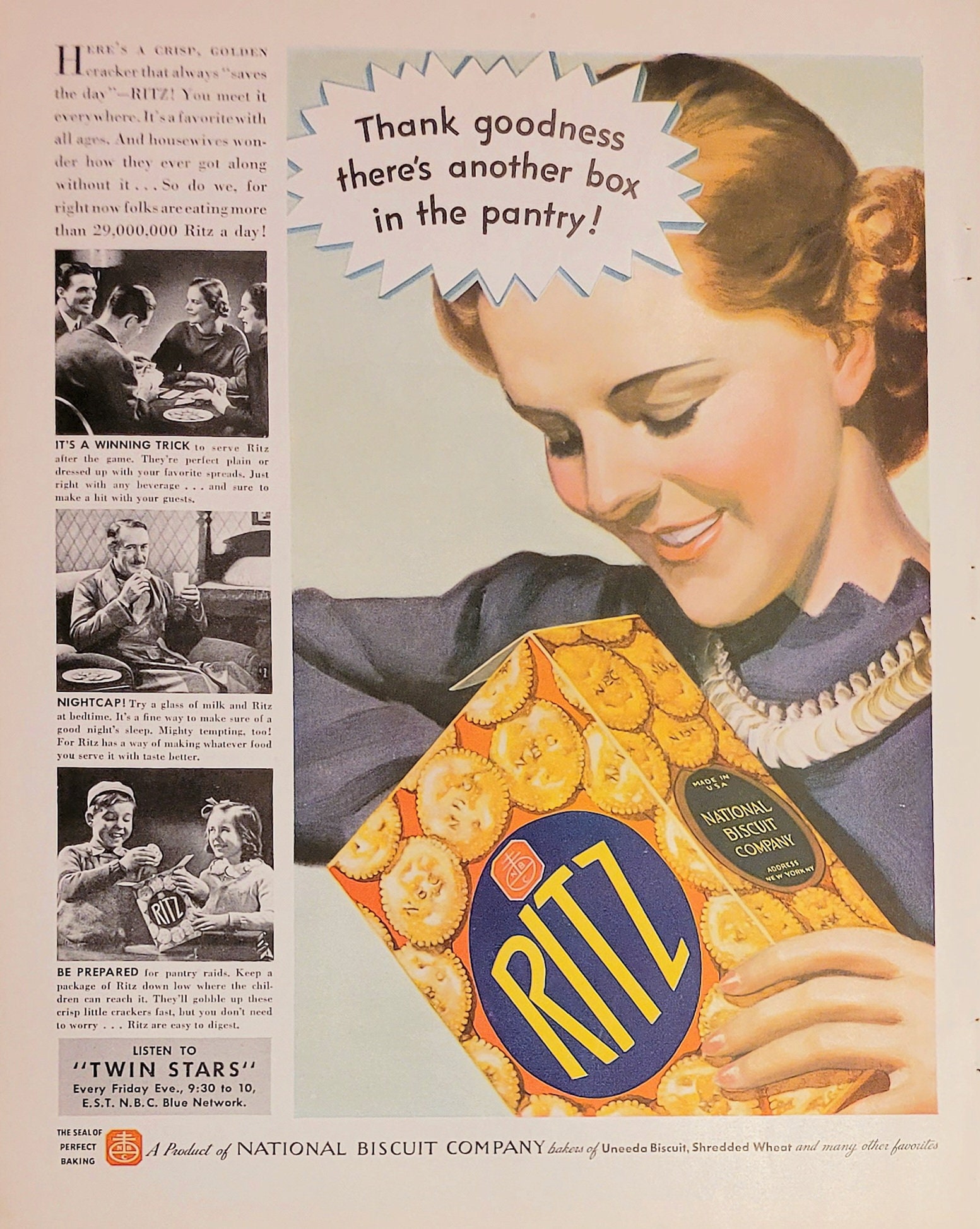 Vintage 1930s Magazine Advertisements, Retro Ads, Food, Kitchen, Baking ...