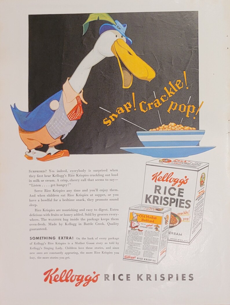Vintage 1930s Magazine Advertisements, Retro Ads, Food, Kitchen, Baking ...