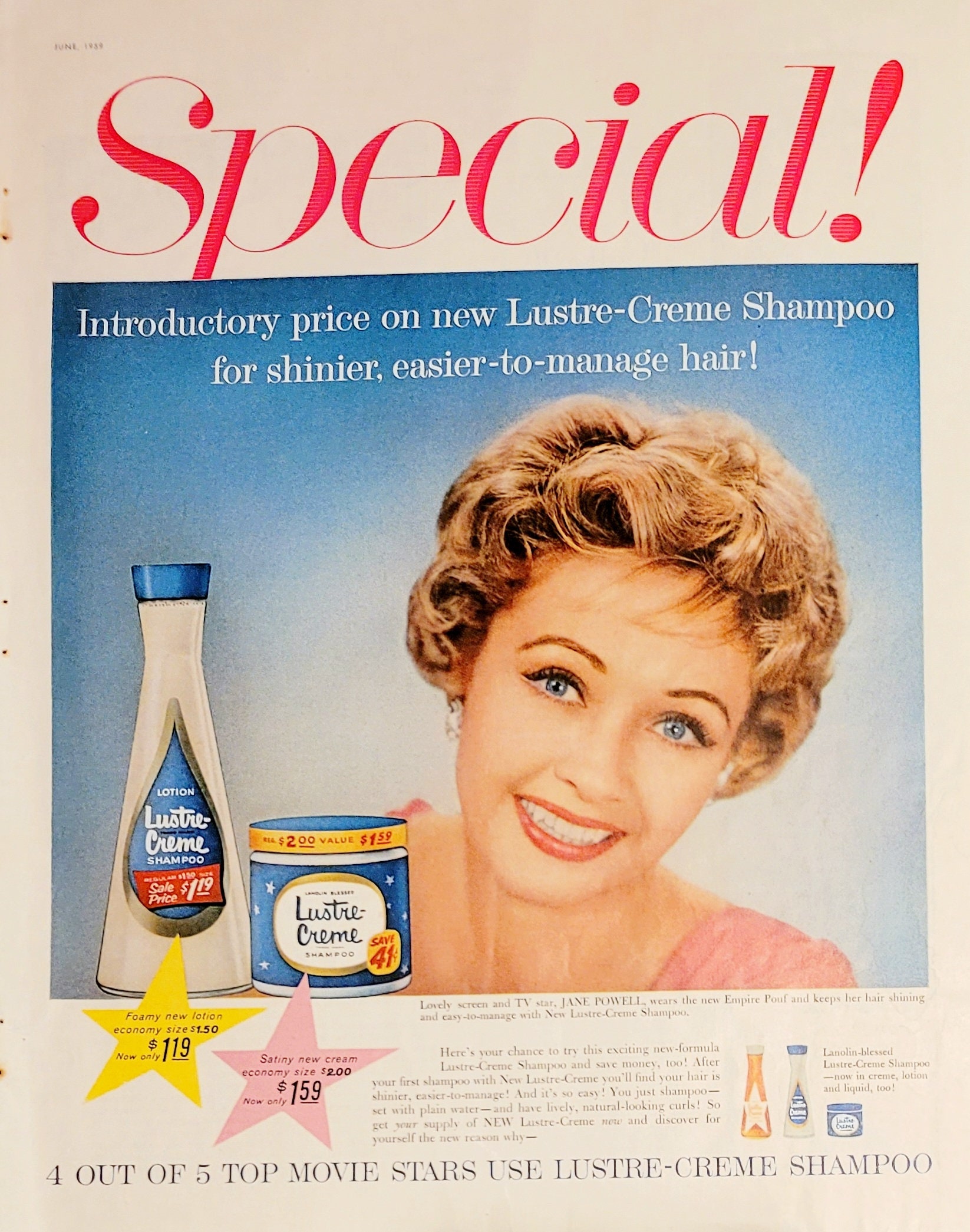 Vintage 1940s 50s 60s Magazine Advertisements, Retro Ads, Feminine ...
