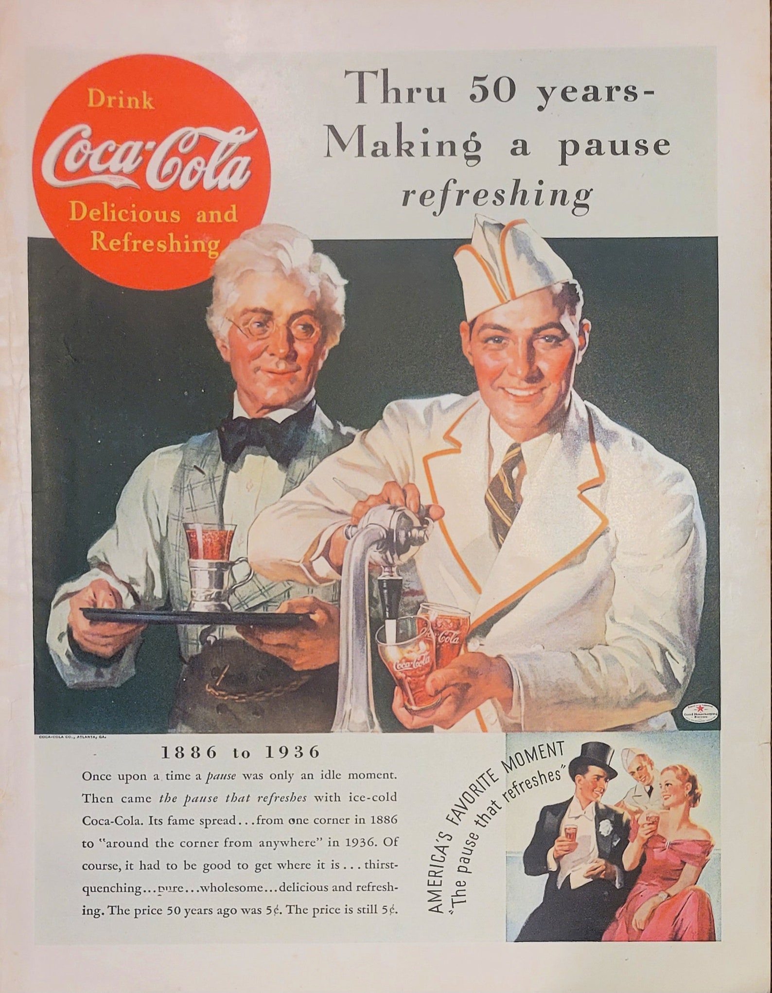 Vintage 1930s Magazine Advertisements, Retro Ads, Coca Cola, Soda, Pop ...