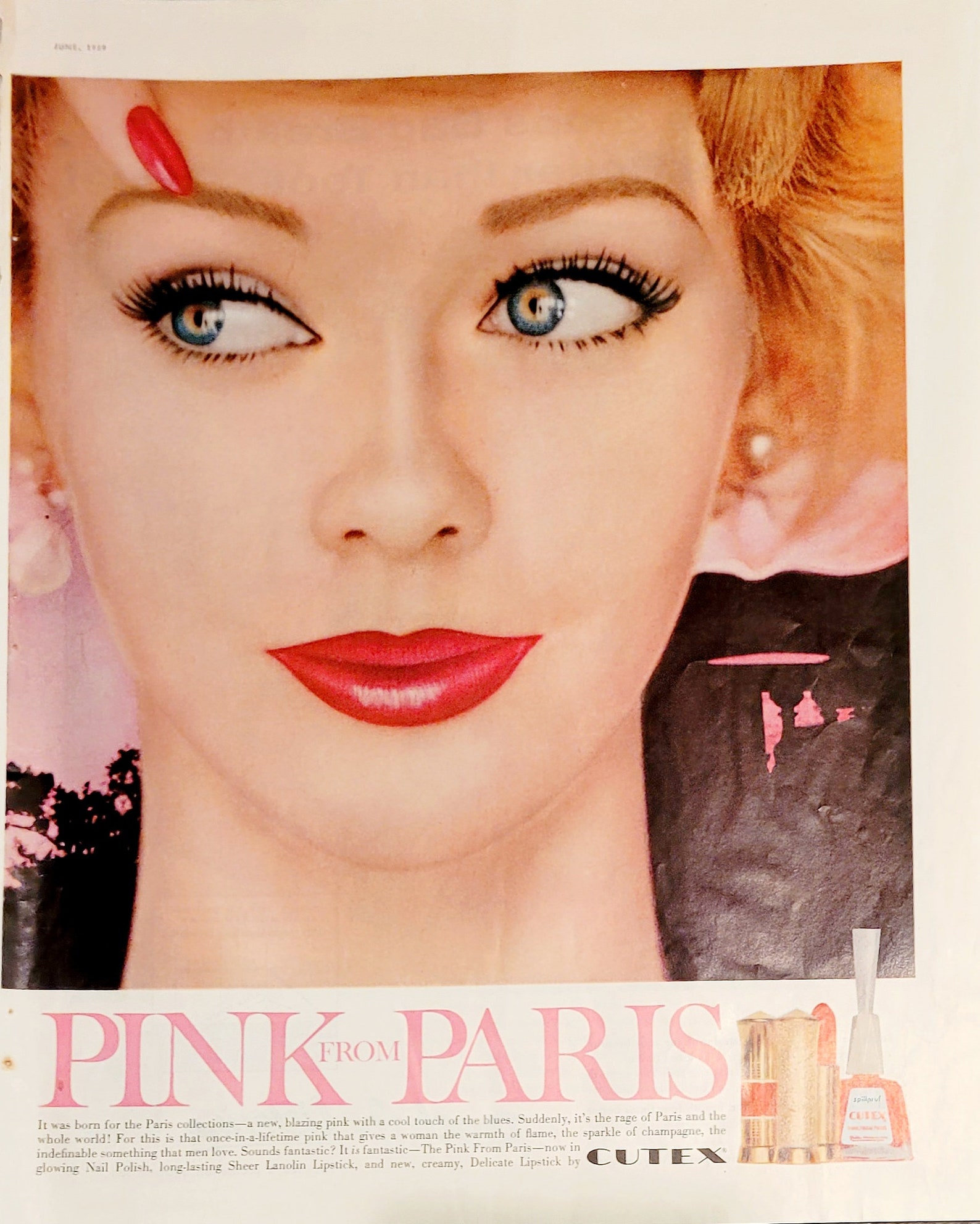 Vintage 1940s 50s 60s Magazine Advertisements, Retro Ads, Feminine ...