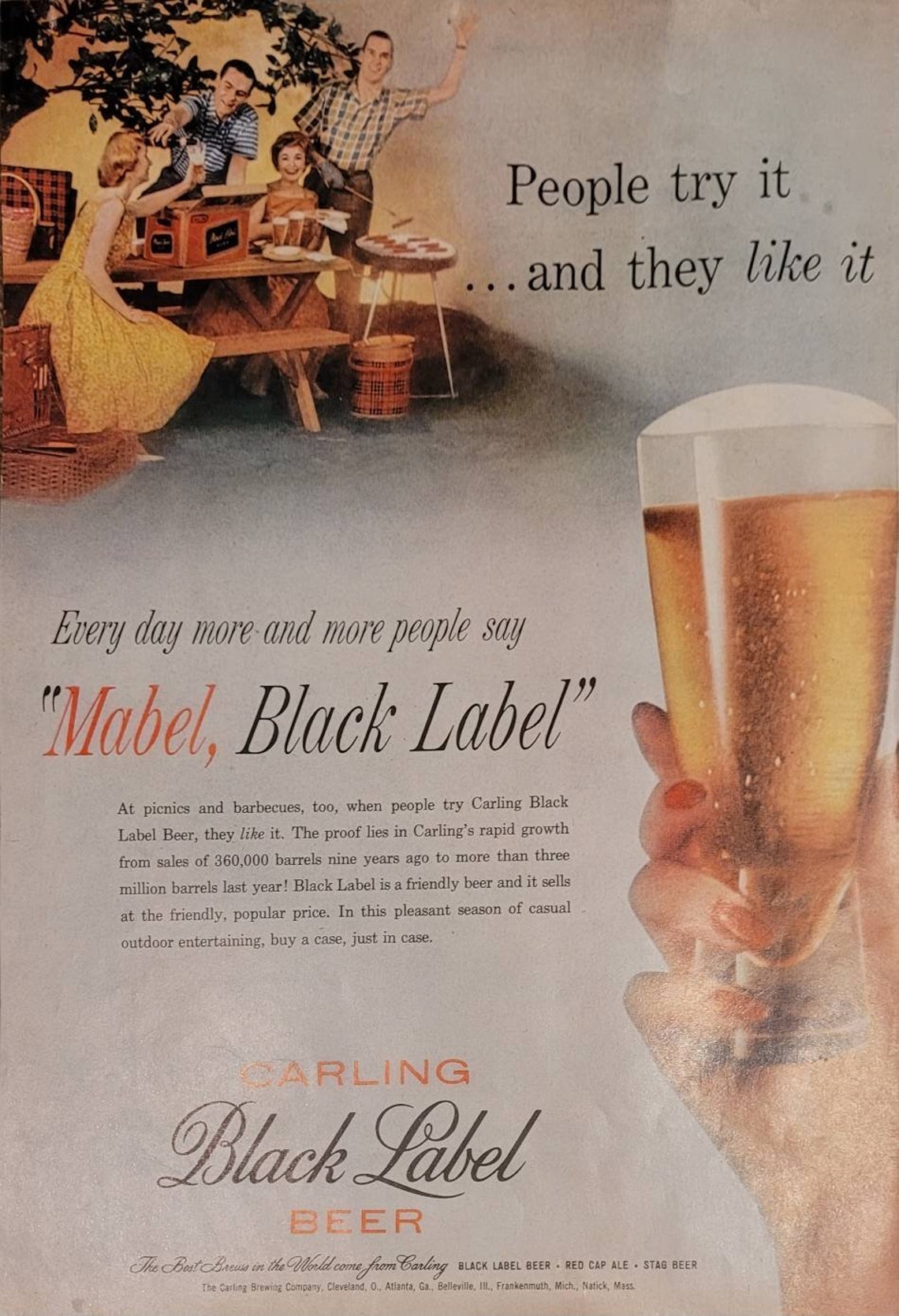 Vintage Alcohol Advertisements, Retro 1940s 50s 60s Magazine Ads, Art ...