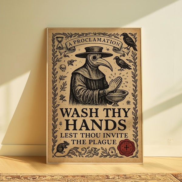 Kitchen Saying Plague - Etsy